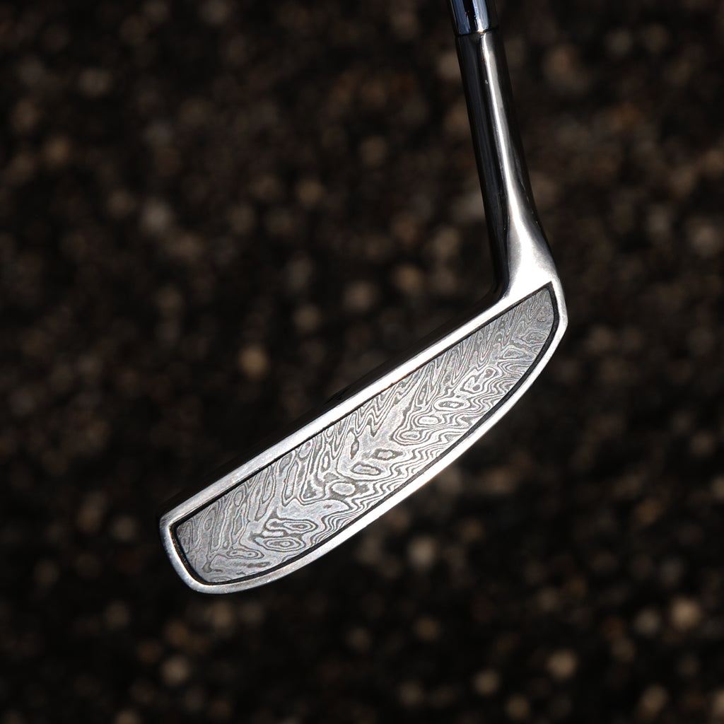 Damascus Steel Faced McCoy – National Custom Putters